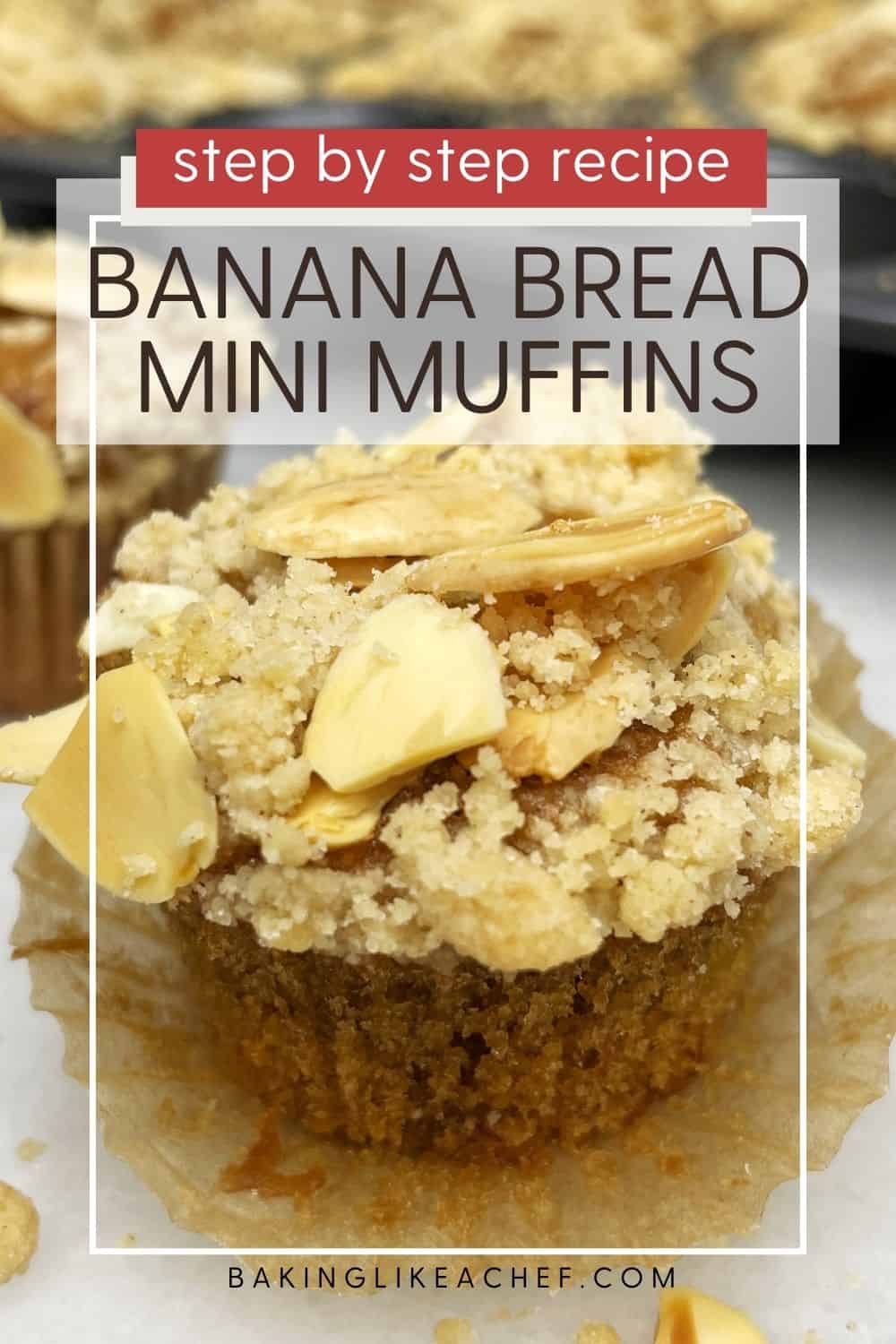 Banana Bread Mini Muffins – Baking Like a Chef