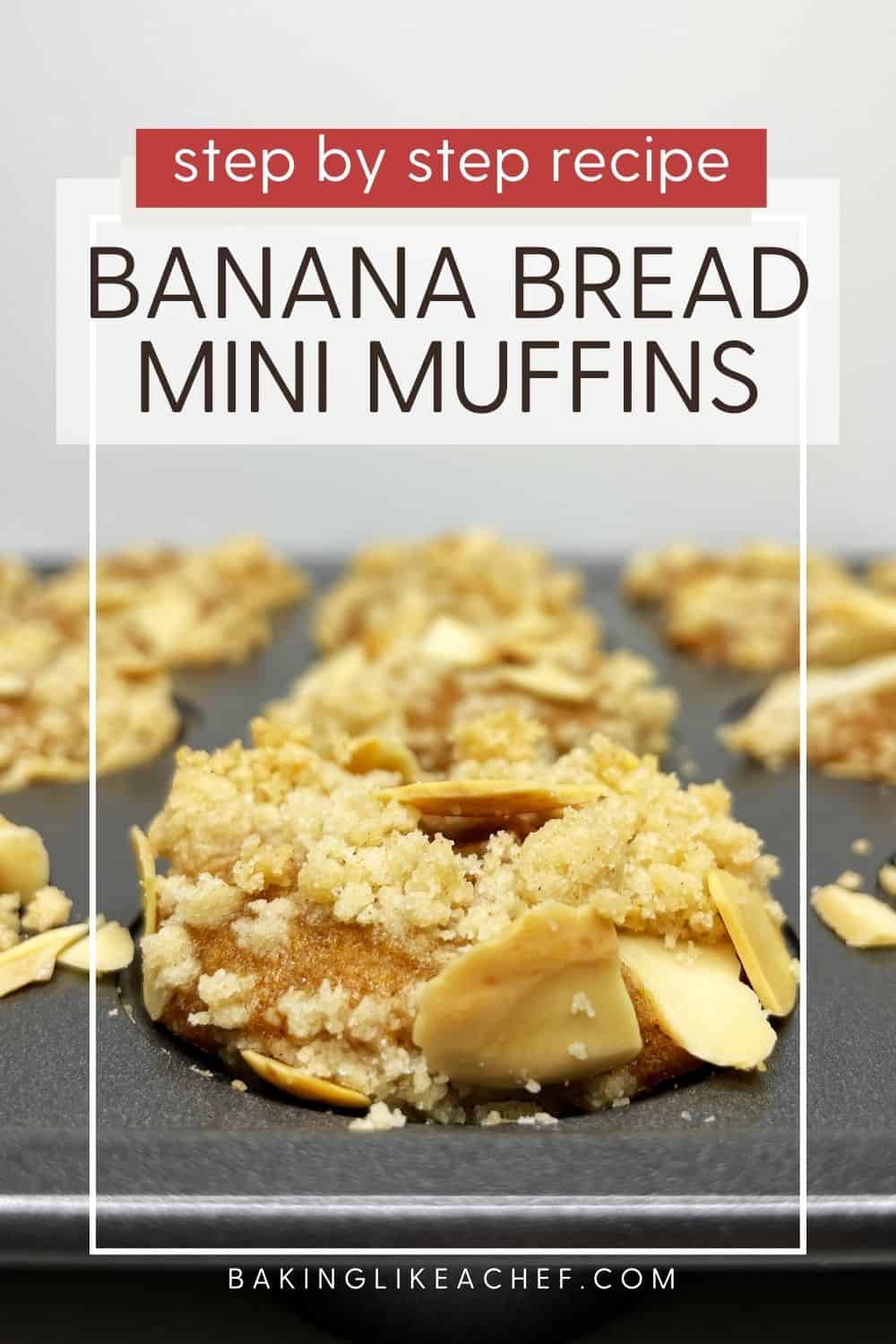 Banana Bread Mini Muffins – Baking Like a Chef