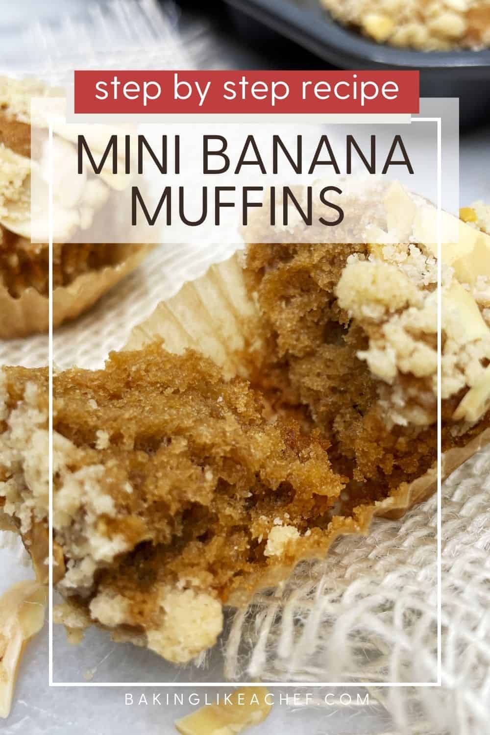 Banana Bread Mini Muffins – Baking Like a Chef
