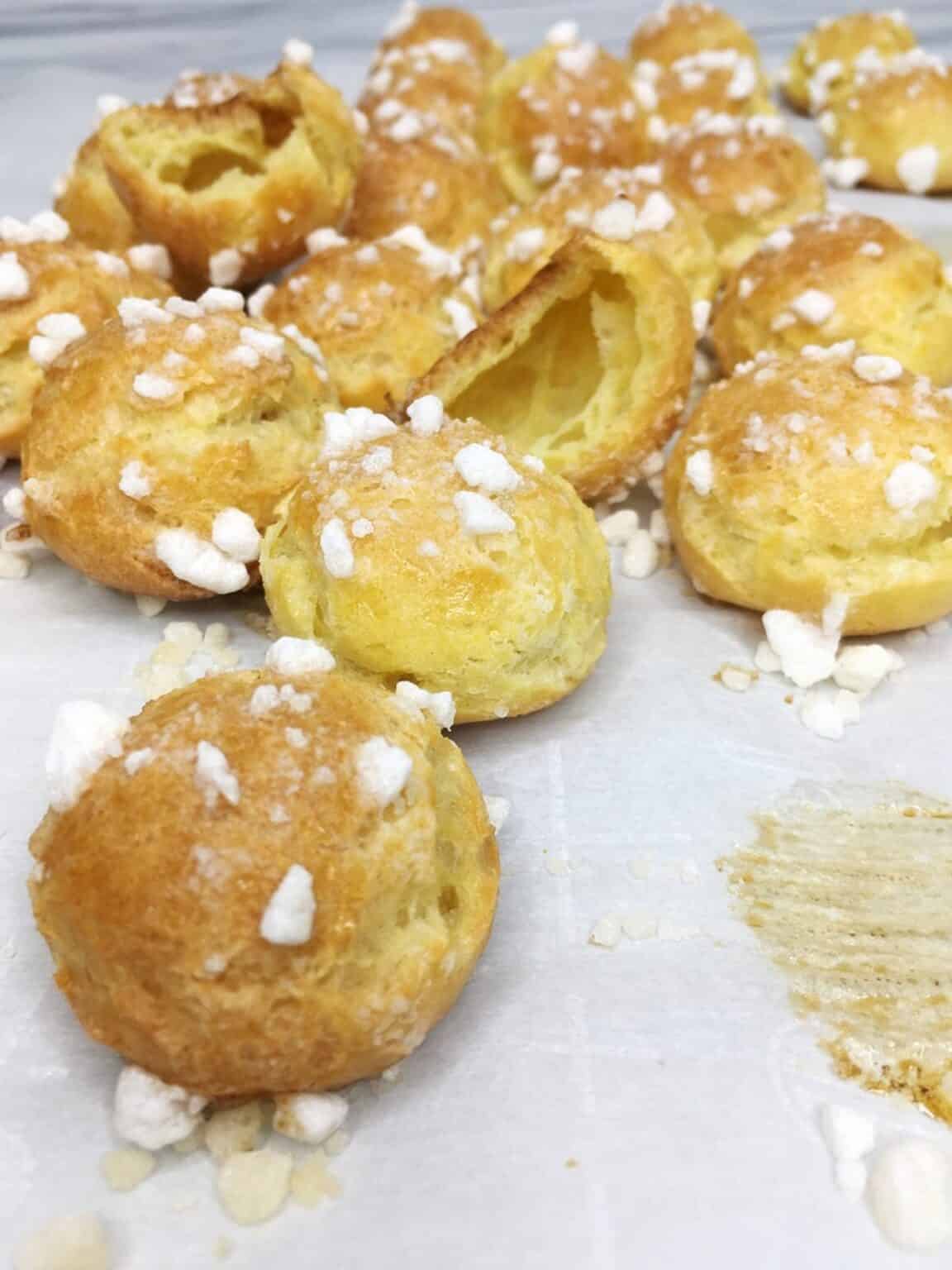 Chouquettes (French Sugar Puffs) – Baking Like a Chef