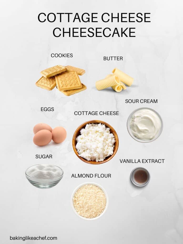 Easy Cottage Cheese Cheesecake – Baking Like a Chef