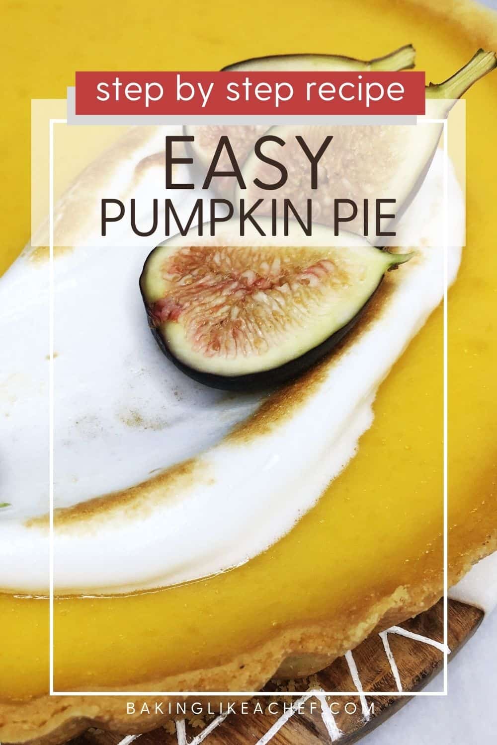 French Pumpkin Pie – Baking Like a Chef