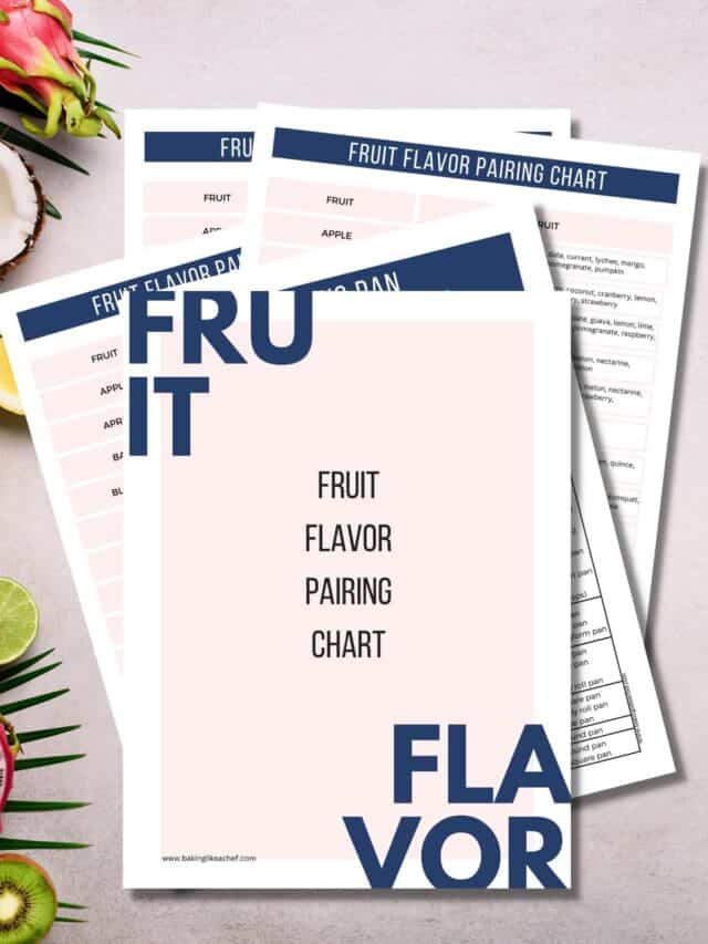 The Ultimate Fruit Flavor Pairing Chart – Baking Like a Chef
