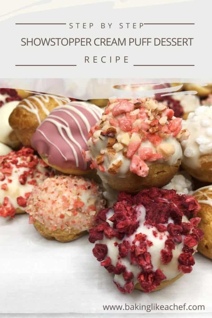 Heart-Shaped Cream Puff Dessert | Baking Like a Chef