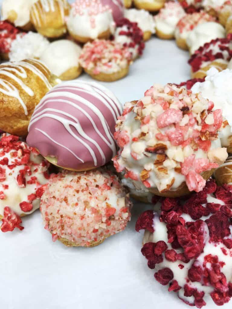 Heart-Shaped Cream Puffs Dessert – Baking Like a Chef