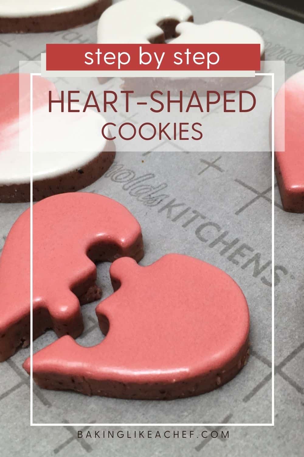 Heart-Shaped Puzzle Cookies – Baking Like a Chef