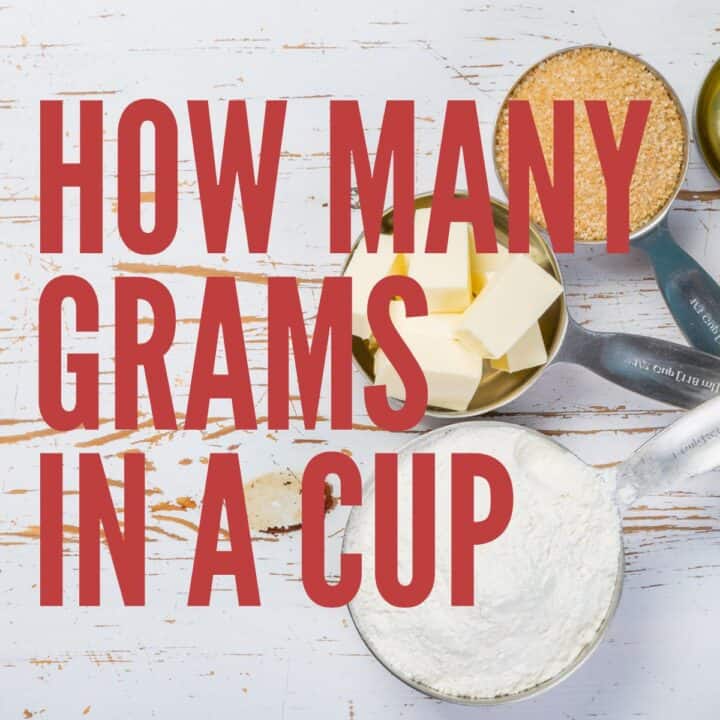 How Many Grams In A Cup Free Printable Baking Like A Chef