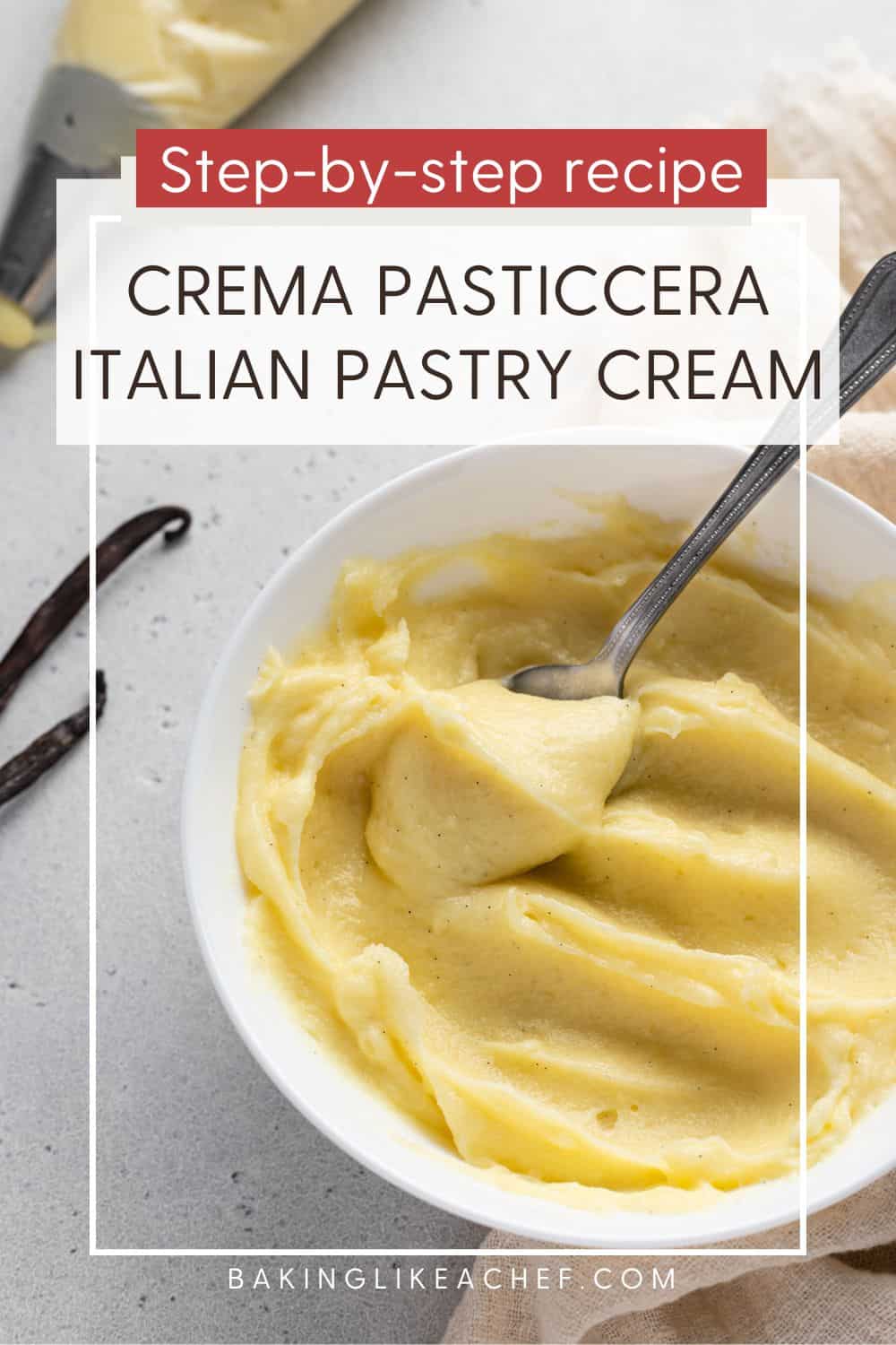 Crema Pasticcera (Italian Pastry Cream) – Baking Like a Chef