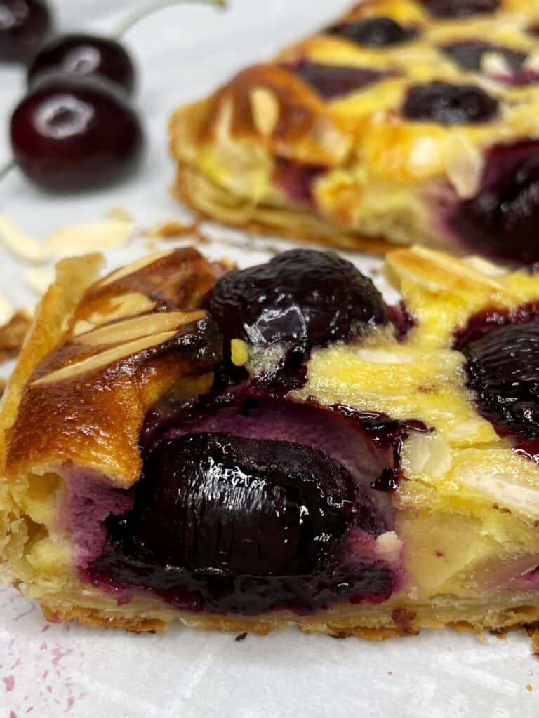 Cherry Puff Pastry Tart – Baking Like a Chef