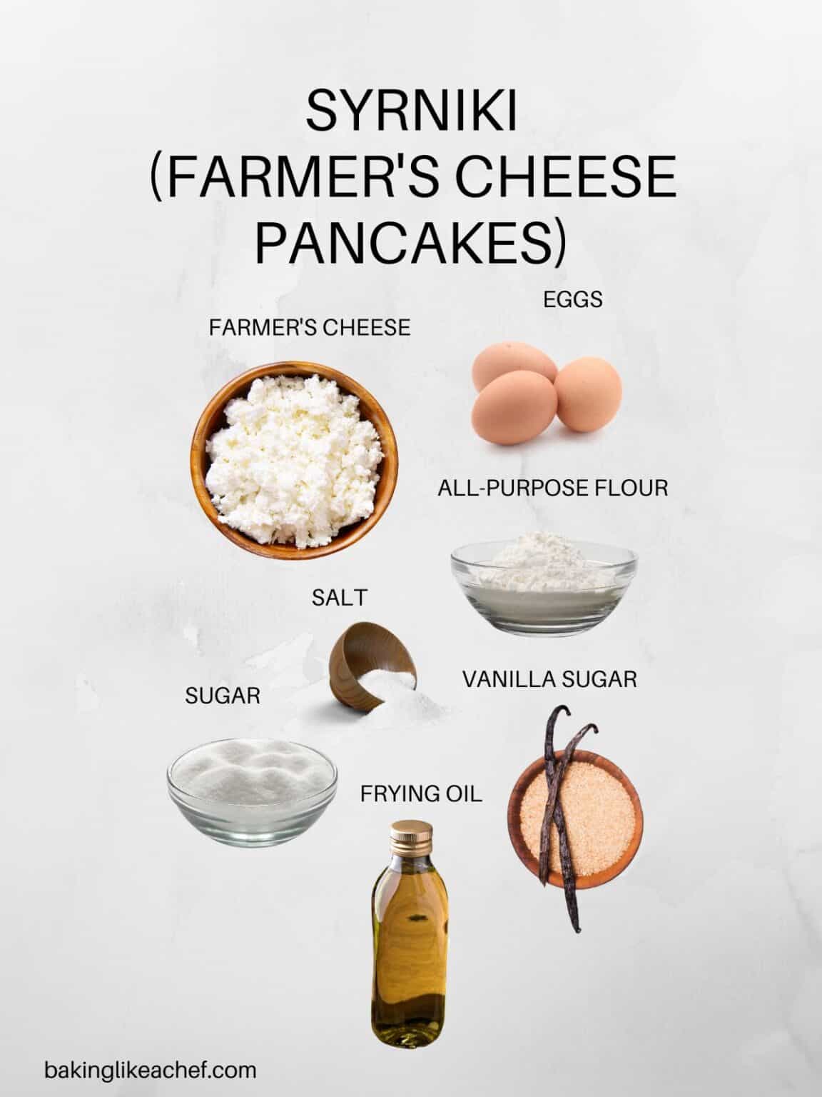 Syrniki Recipe (Farmer's Cheese Pancakes) – Baking Like a Chef