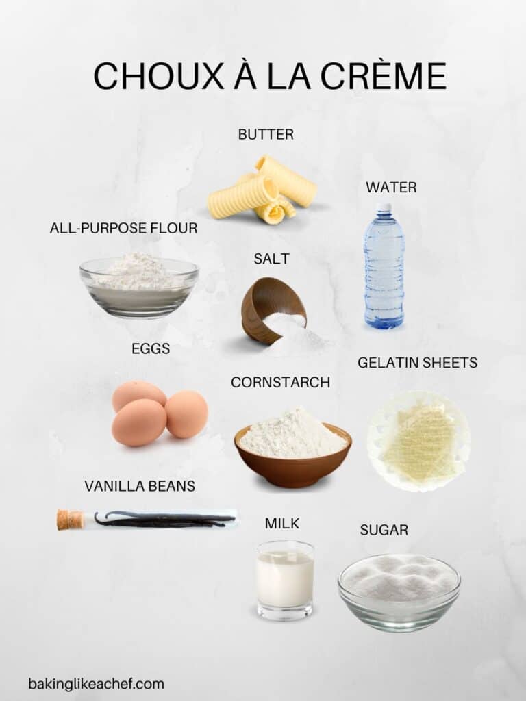 Choux à la Crème (French Cream Puffs) – Baking Like a Chef