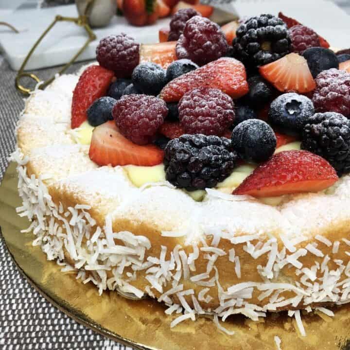 Coconut Dacquoise Cake Recipe – Baking Like a Chef