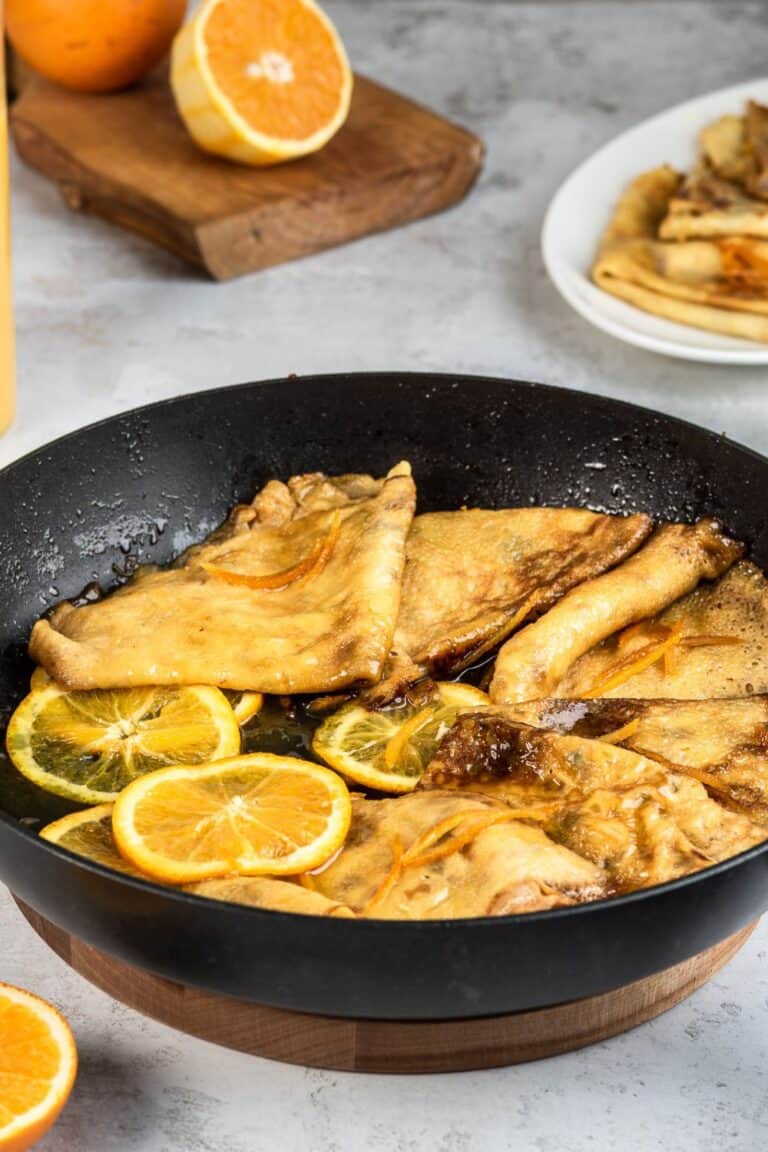 Crepes Suzette Flambé With Grand Marnier – Baking Like a Chef