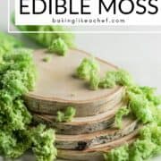How To Make Edible Moss For Cakes And Cupcakes – Baking Like a Chef
