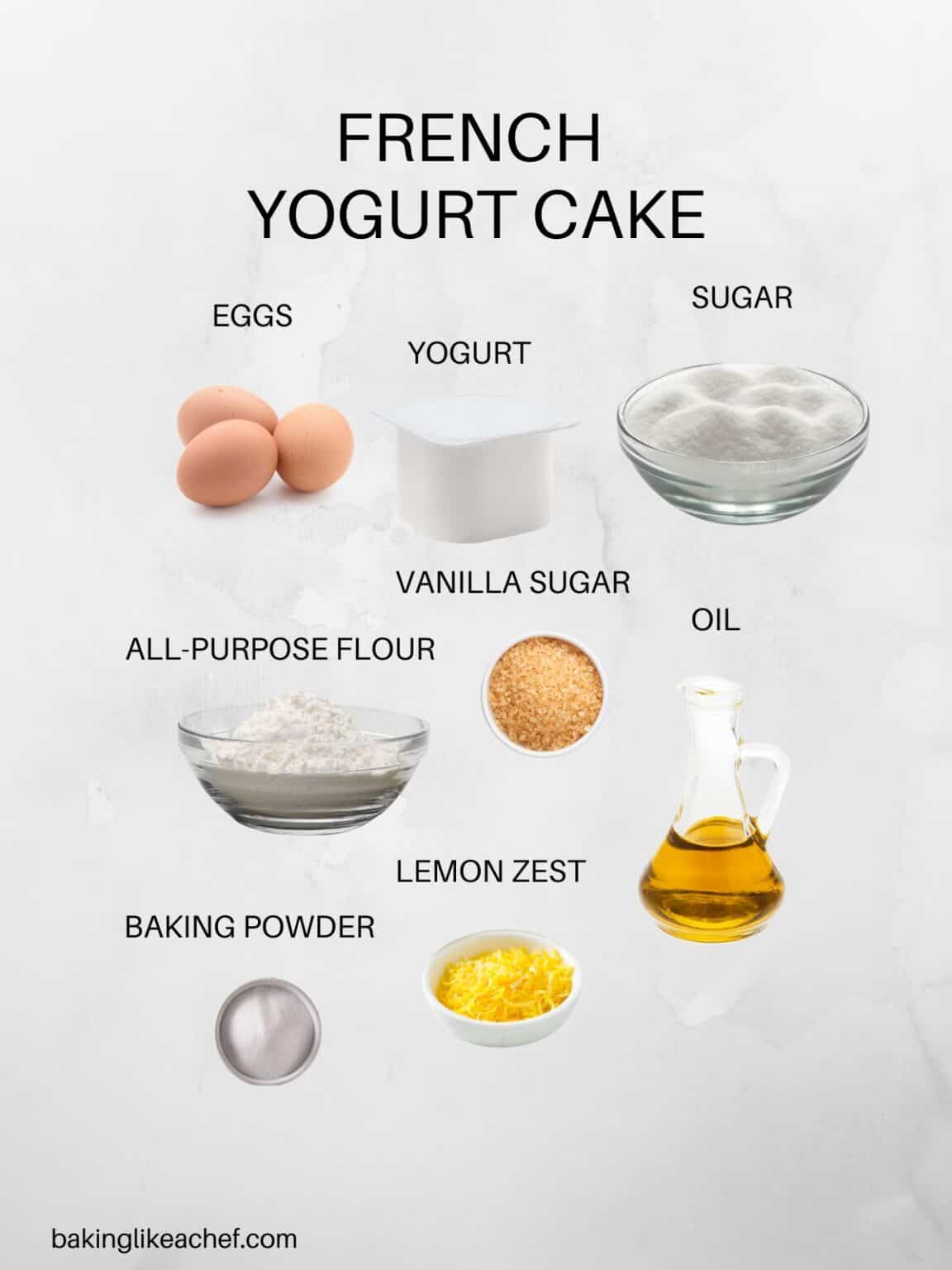 Gâteau au Yaourt (French Yogurt Cake) – Baking Like a Chef