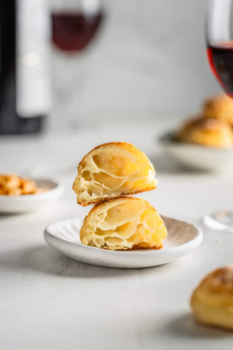 Gruyere Cheese Puffs Recipe (Gougères) – Baking Like a Chef