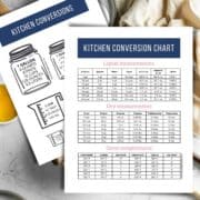 Free Printable Kitchen Conversion Chart PDF – Baking Like a Chef