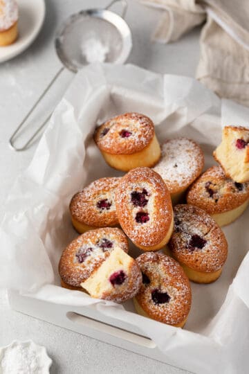 Raspberry Friands With Flavor Variations – Baking Like a Chef