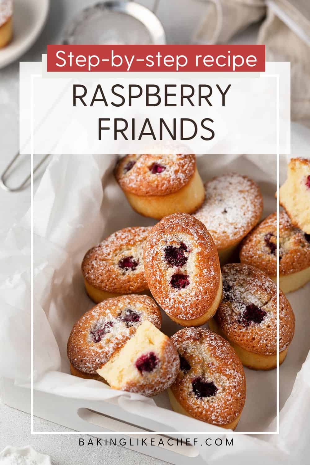 Raspberry Friands With Flavor Variations – Baking Like a Chef