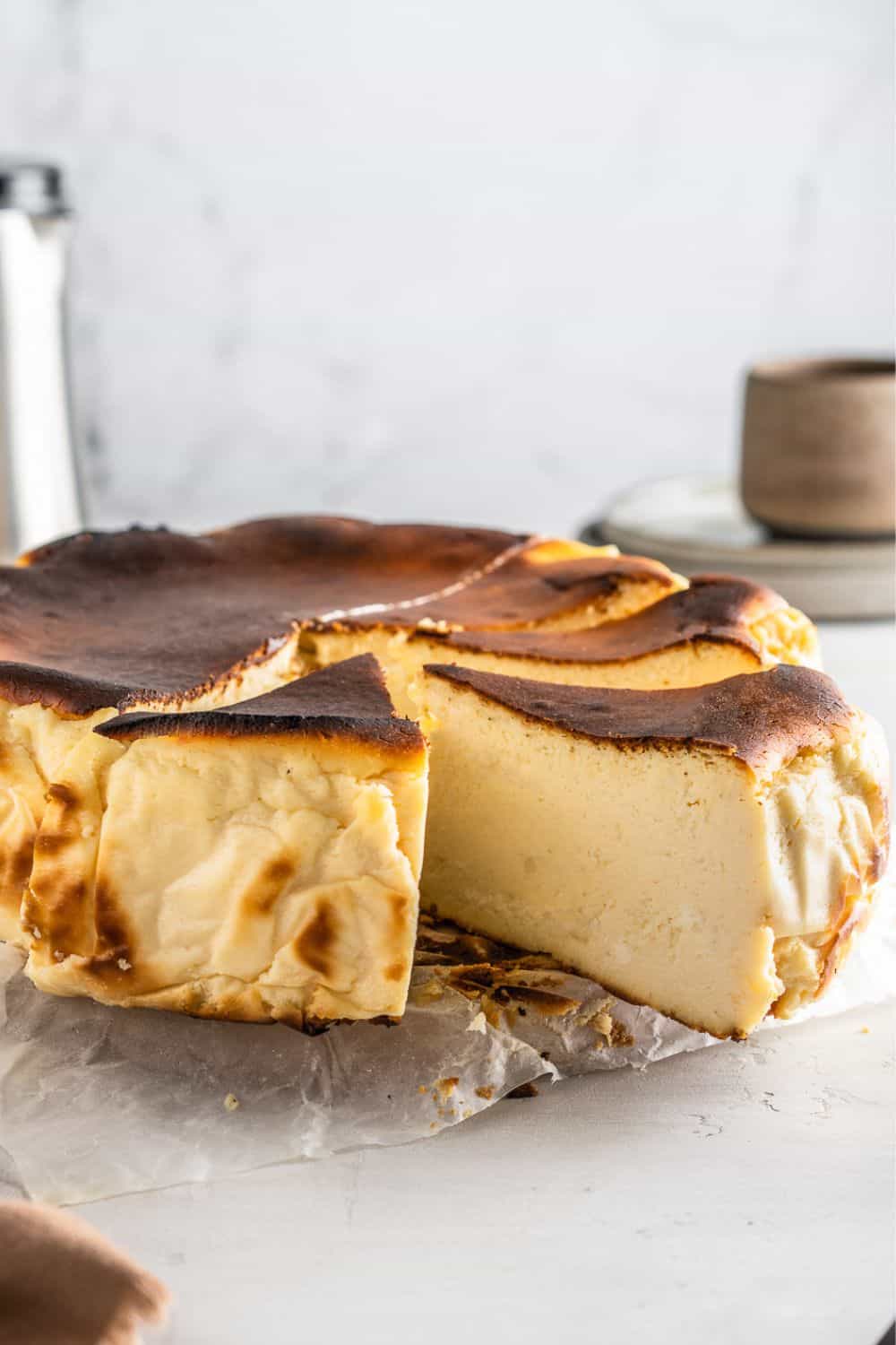 San Sebastian Cheesecake (Burnt Basque Cheesecake) – Baking Like a Chef