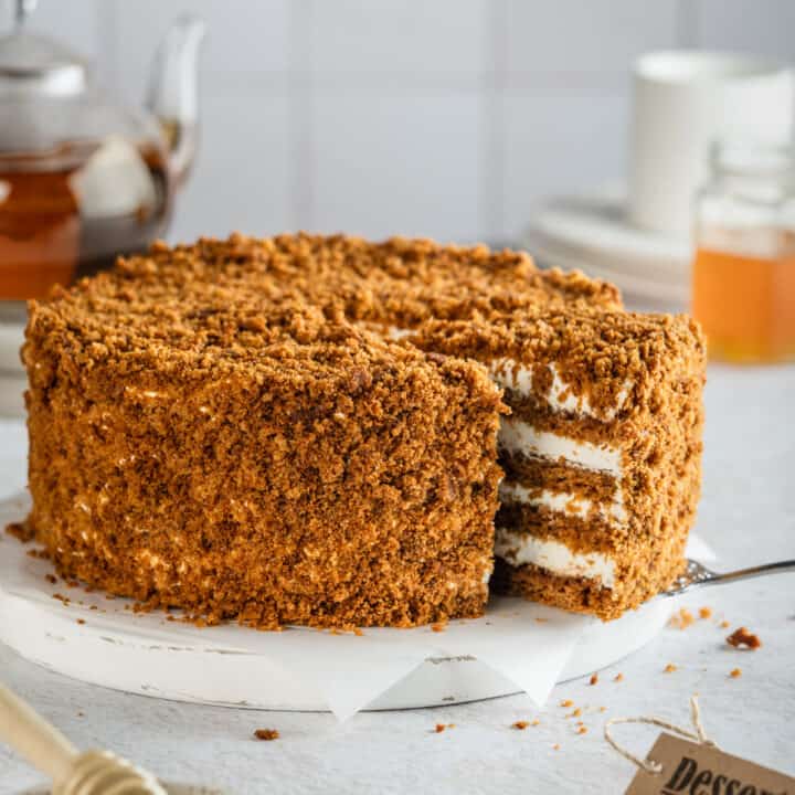 Russian Honey Cake Medovik (Tort Medovik) – Baking Like a Chef