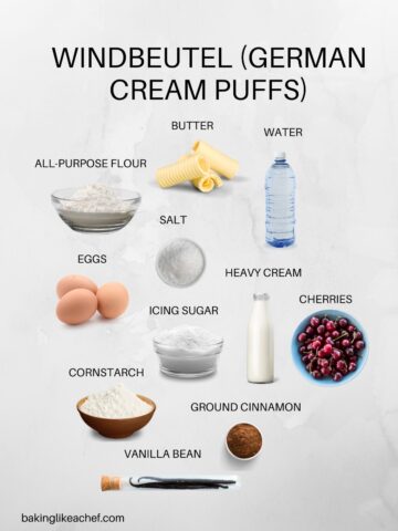 Windbeutel (German Cream Puffs) – Baking Like a Chef